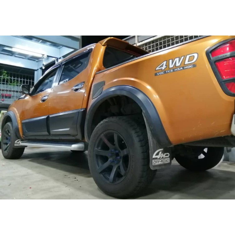Nissan Navara Np300 Side Body Cladding 1SET Matte Black | Shopee Malaysia