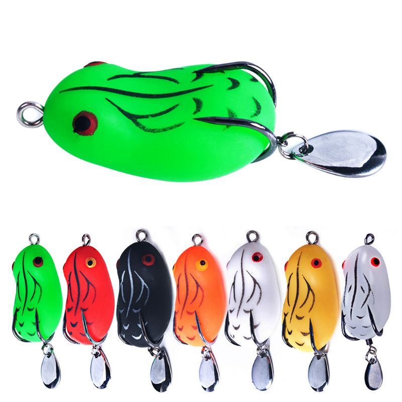 【FC104-004】Soft Frog Lure Snakehead Killer Topwater Fishing Lures Ikan ...