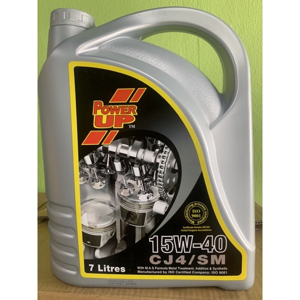 PROMOSI FREE MILO 200g POWER UP 15w40 CJ4/SM DIESEL HEAVY DUTY ENGINE ...