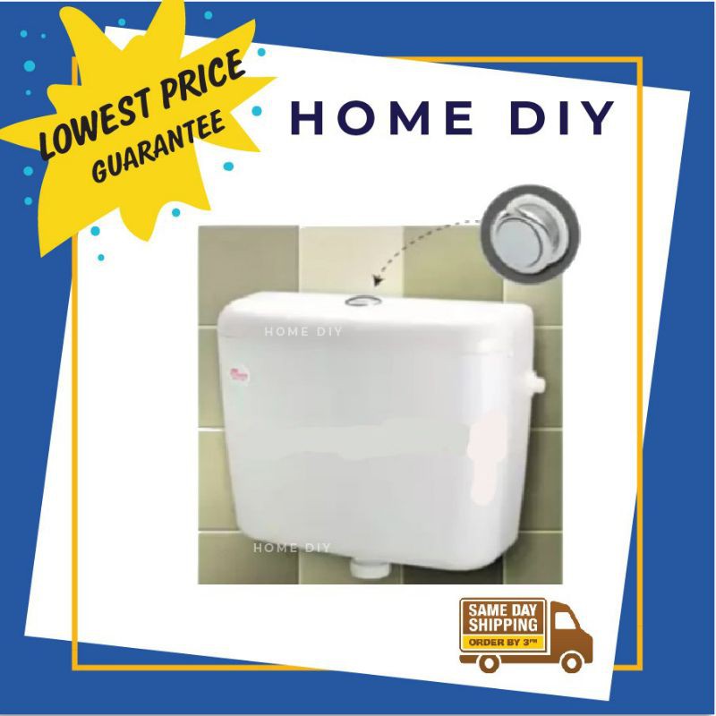Ready Stok 💥 Pam Tandas Tangki Air Jamban Jenis Rendah Butang Tekan ...