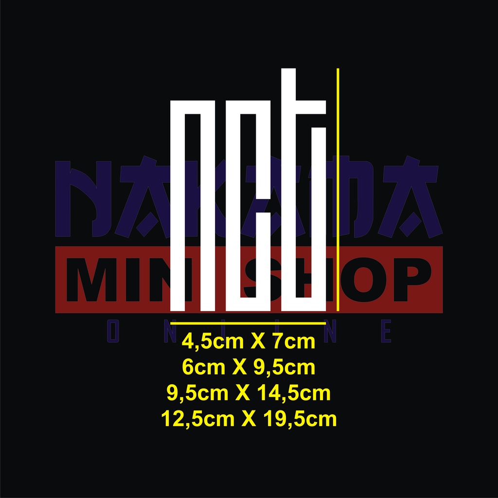 Cutting reflective sticker for Kpop NCT variations | Shopee Malaysia