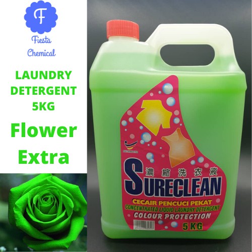 LIQUID LAUNDRY DETERGENT (5KG)/ CECAIR PENCUCI BAJU PEKAT/ SABUN DOBI ...