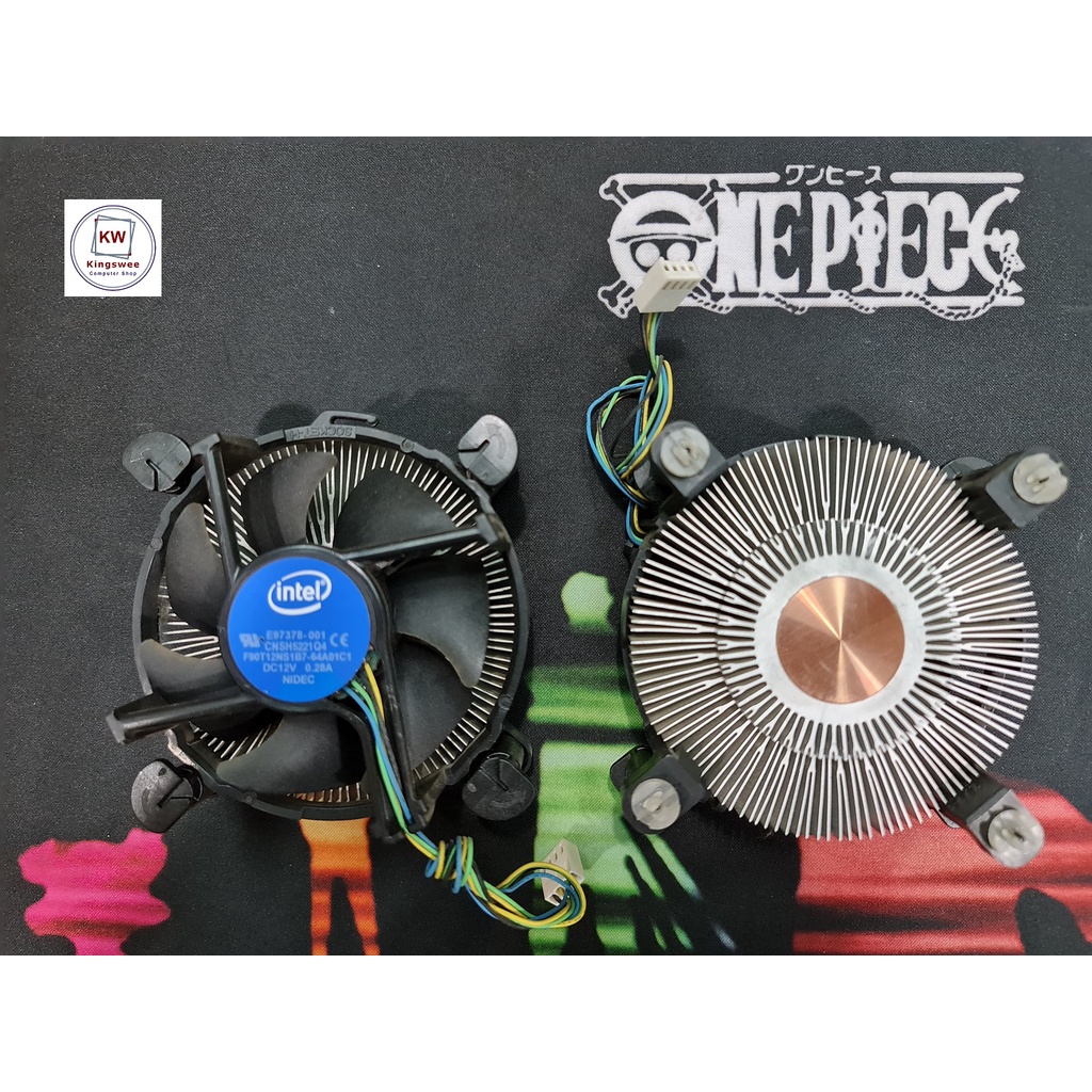 Intel Socket LGA 1156 1155 1150 1151 1200 Copper Heatsink Fan HSF ...