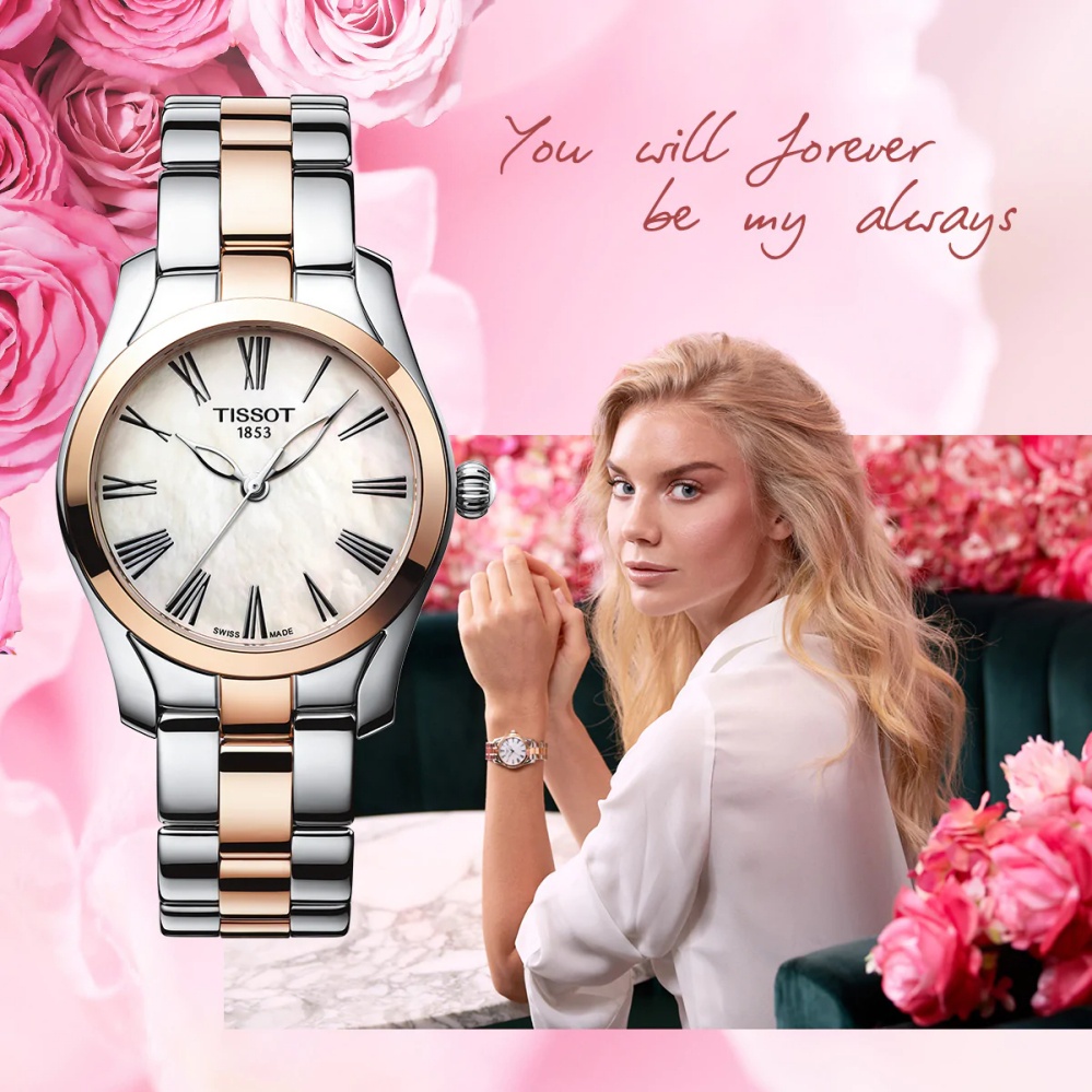 TISSOT T112.210.22.113.01 T1122102211301 Analog Watch T-WAVE Lady ...