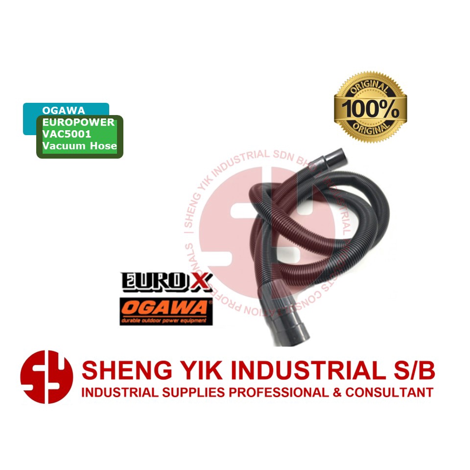 SYI OGAWA EUROX EUROPOWER VAC5001 BF575 BF585-3 2.7m Vacuum Hose C/W ...