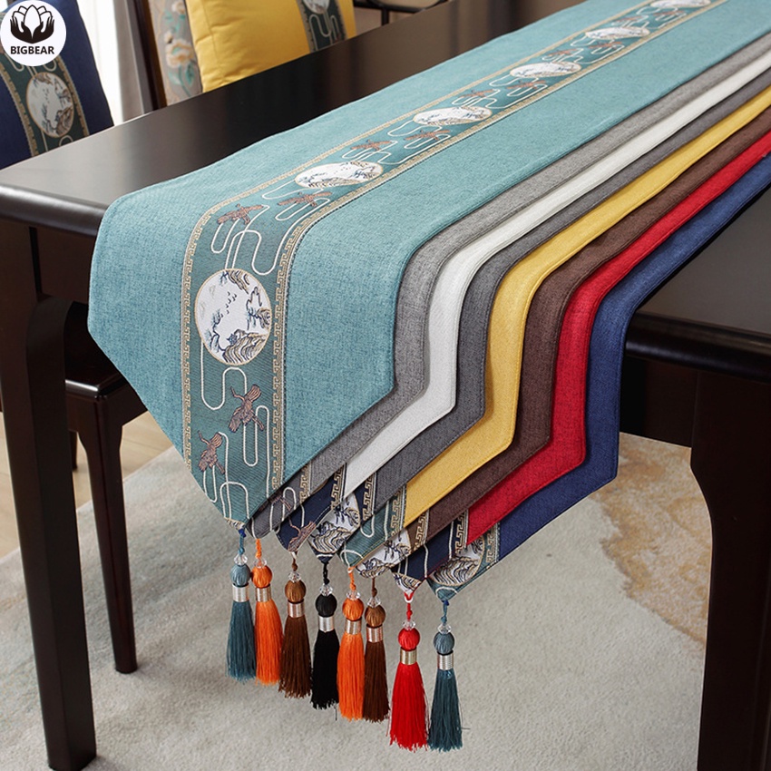 New Arrival Chinese Table Runner Cloth 6 Seater Dining Table Runner 4 ...
