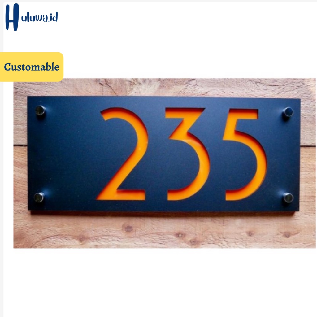 Acrylic House Numbers / House Numbers / Unique House Numbers / Acrylic ...
