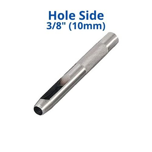 Round Hollow Punch Set Hand Tools Hole Punching Leather Gasket CARBON ...