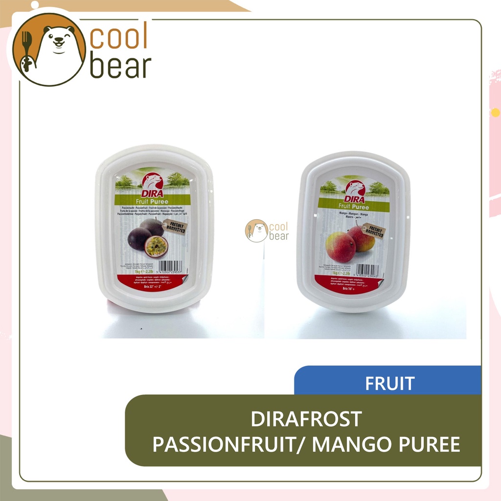 Dirafrost Passion Fruit/ Mango/Lemon/Strawberry Puree 1kg | Shopee Malaysia