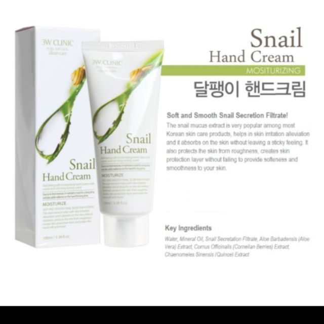Snail Hand Cream 100ml | Shopee Malaysia