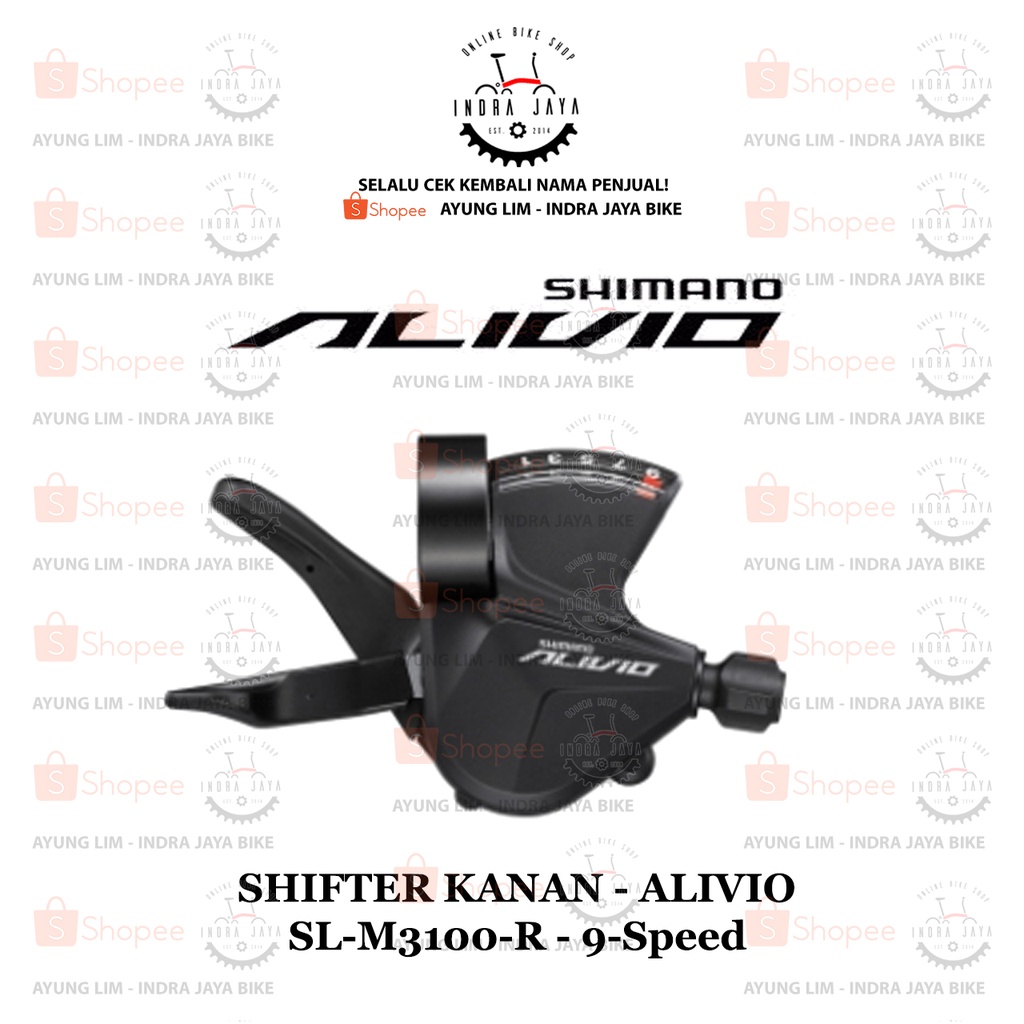 SHIMANO ALIVIO SHIFTER RIGHT 9SP - SL-M3100-R | Shopee Malaysia