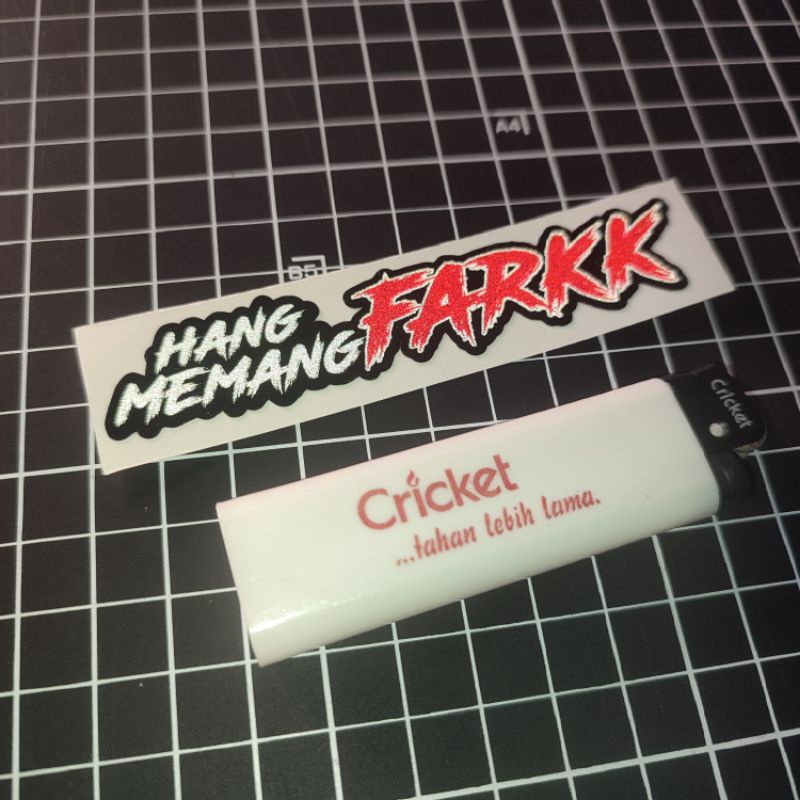 Hang Memang farkk Sticker Pantul Cahaya | Shopee Malaysia