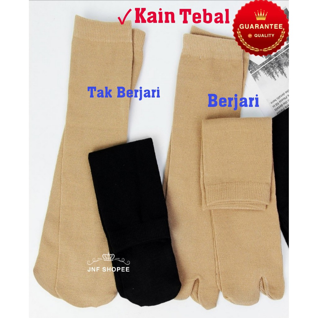 Stokin MUSLIMAH TEBAL AURAT Stoking MUSLIM SOCKS Stocking Soka jari ...