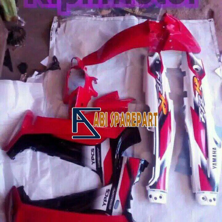 MERAH PUTIH Full BODY SMOOTH YAMAHA FIZ R RED WHITE PLUS STICKERS ...