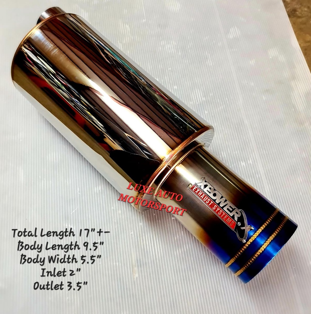 XPower Exhaust SFlow SportMuffler(Titanium) | Shopee Malaysia