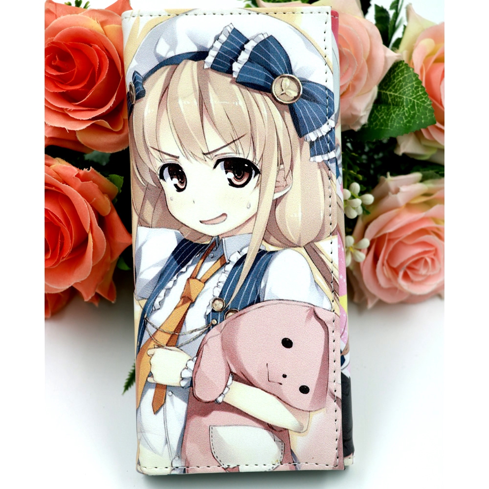 Anime THE IDOLM STER Long Wallets Futaba Anzu Card Holder Purse with ...