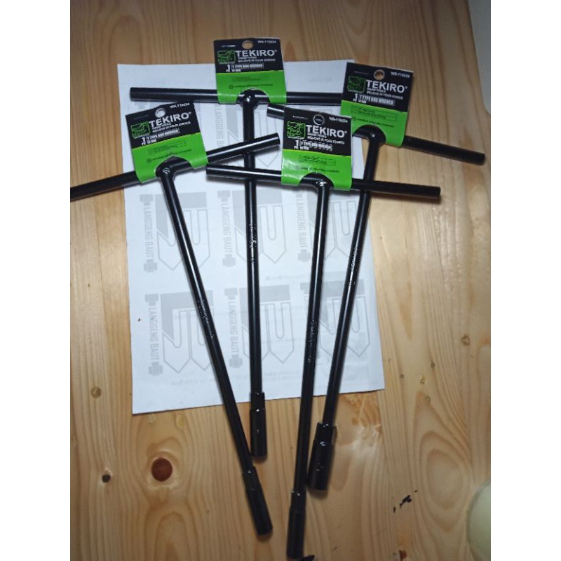 TEKIRO ORIGINAL Black T-Socket Wrench 7 - 8 - 10 - 12 - 13 - 14 mm / T ...