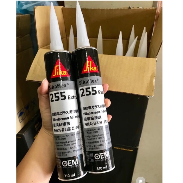 SIKAFLEX 255 WINDSCREEN GUM EXTRA+ SEALANT CAR LORRY ( ORIGINAL )(fresh ...
