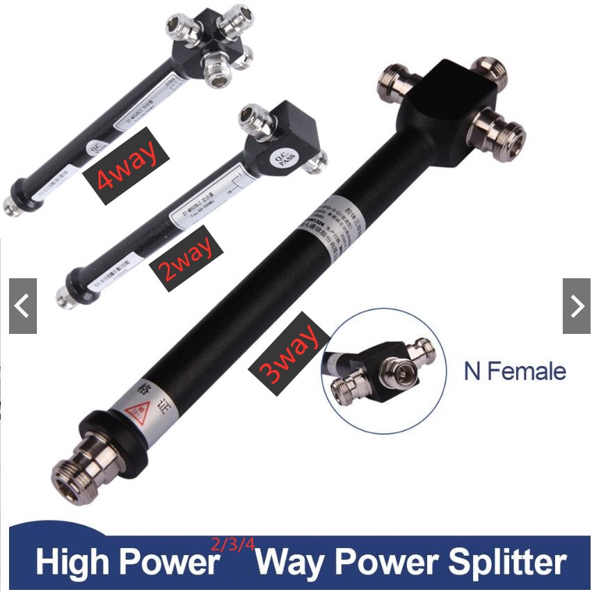RF splitter 3 Way Power Splitter 800-2500MHz N Mother Cavity 2G 3G 4G ...
