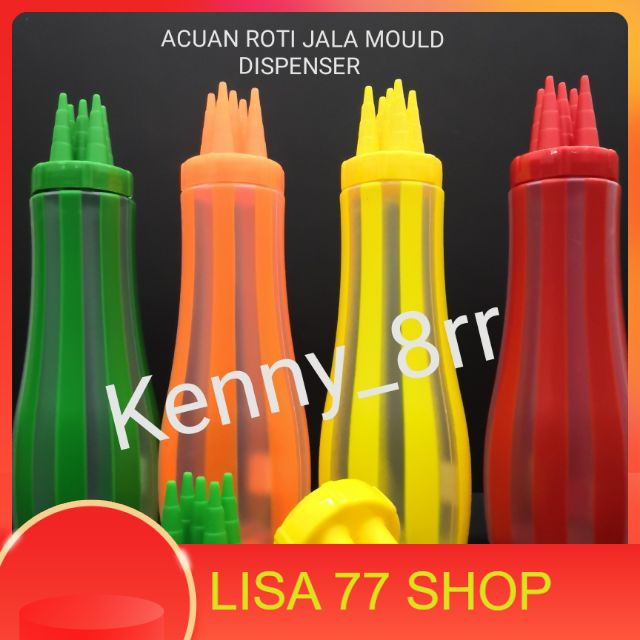 Ready StockFast Delivery ACUAN ROTI JALA MOULD SOS DISPENSER 500ML酱料灌 ...