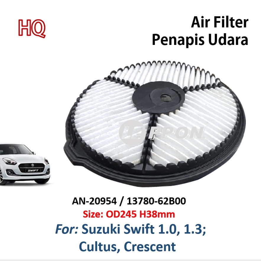 Leppon Air Filter Suzuki Swift 1.0 1.3 Cultus Crescent Penapis Udara AN ...