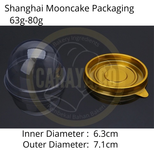 Shanghai Mooncake Dessert Plastic Tray 上海月饼透明托 | Shopee Malaysia