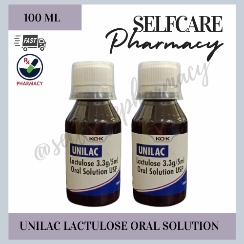(100ML) UNILAC LACTULOSE ORAL SOLUTION FOR / UBAT LACTULOSE UNTUK ...