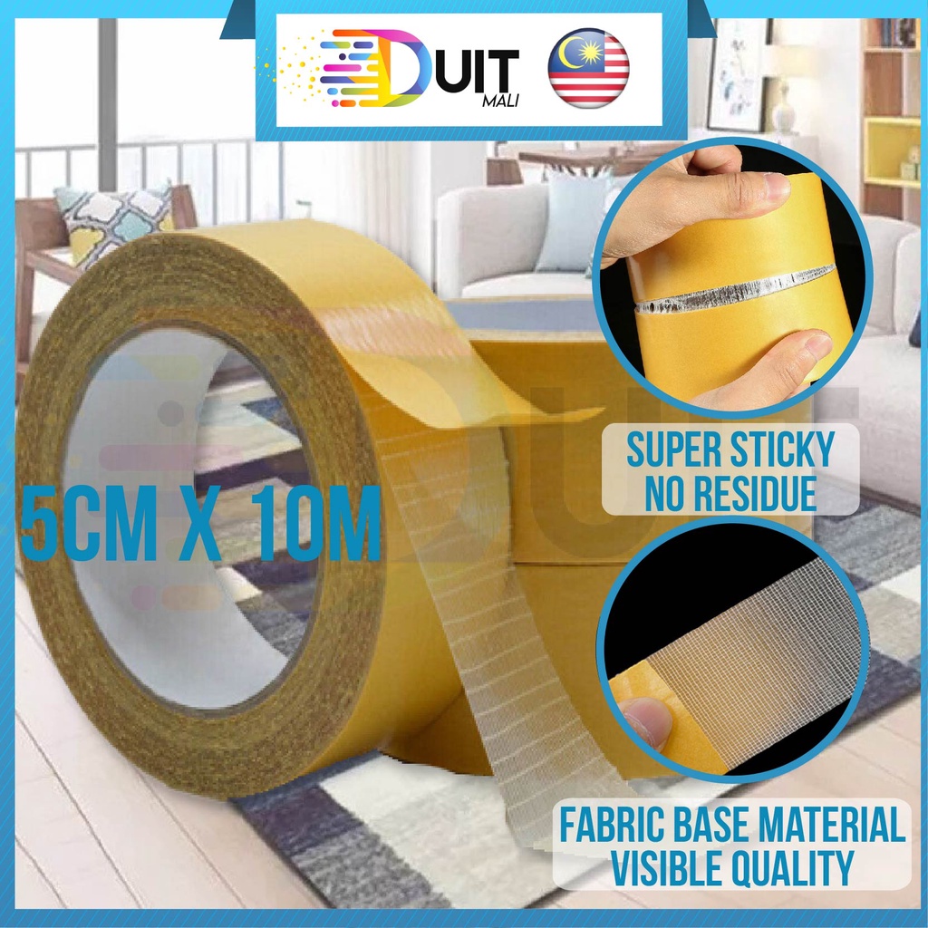 Duitmali Gam Double Sided Kuat Waterproof Double Sided Tape Super ...