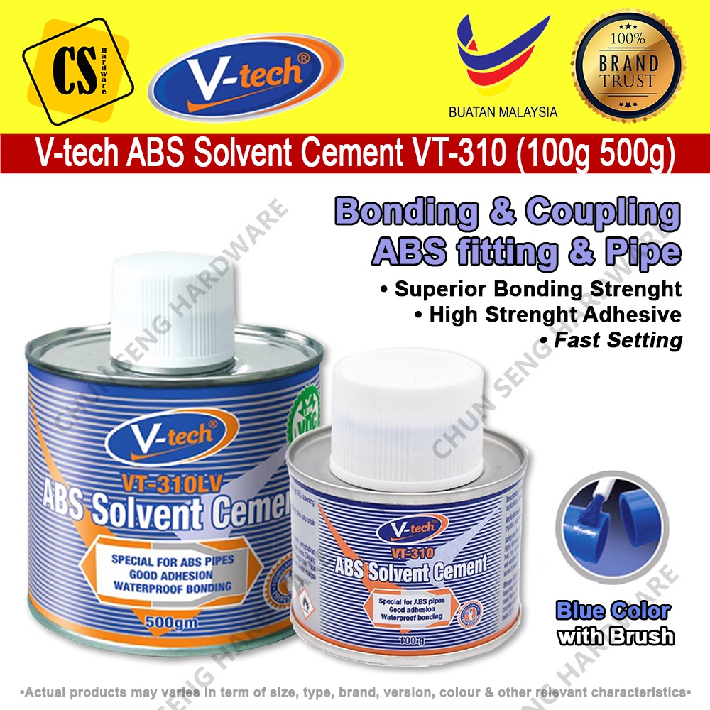 Vtech ABS Solvent Cement Glue for Bonding Coupling ABS Pipe ABS ...