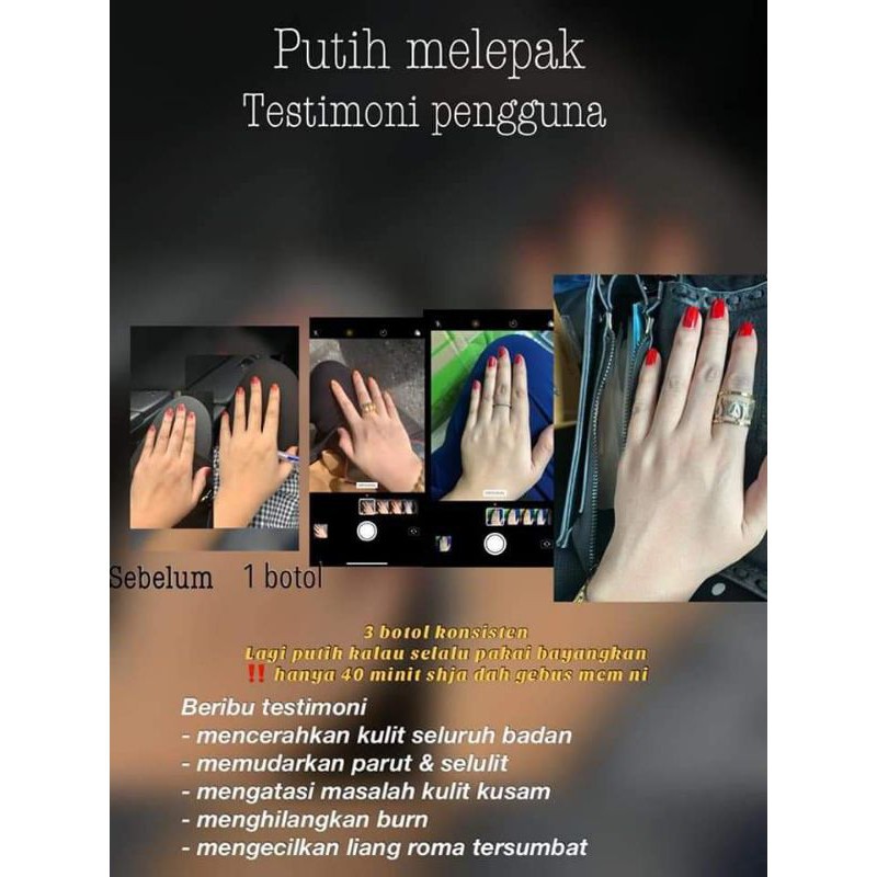 Face Mask Putih Melepak 💯 (With freegift) 🌸 | Shopee Malaysia