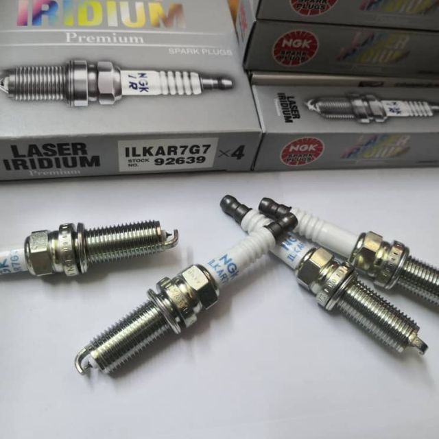 Spark Plug Laser Iridium ILKAR7G7 Exora Turbo | Shopee Malaysia