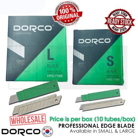 [MasLoT] DORCO Cutter Blade (Available in Small & Large) Small (9mm ...