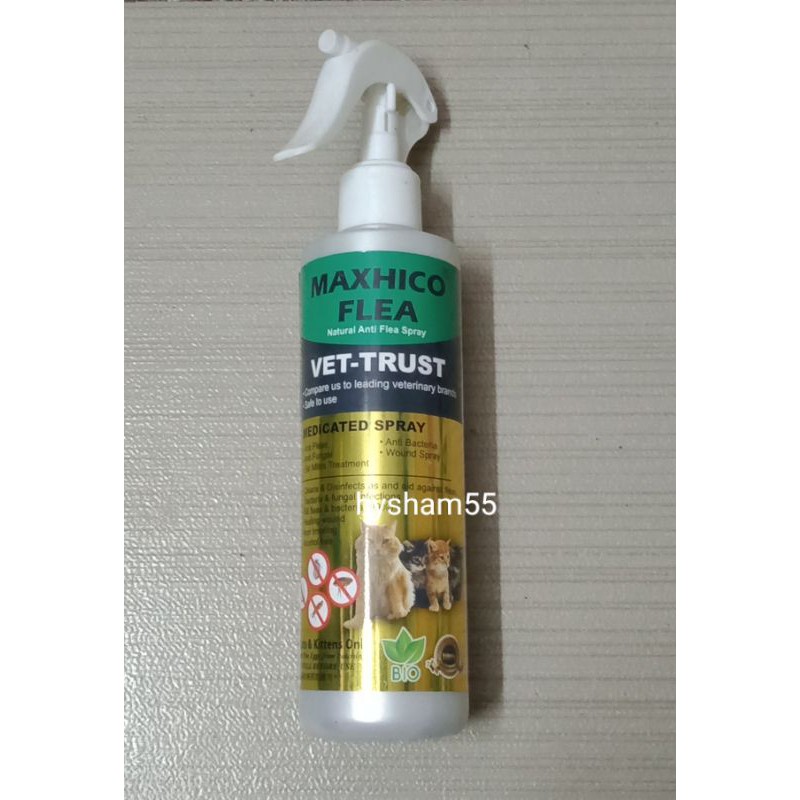spray kutu spray kurap dan spray luka all in1 anti flea mite and wound ...