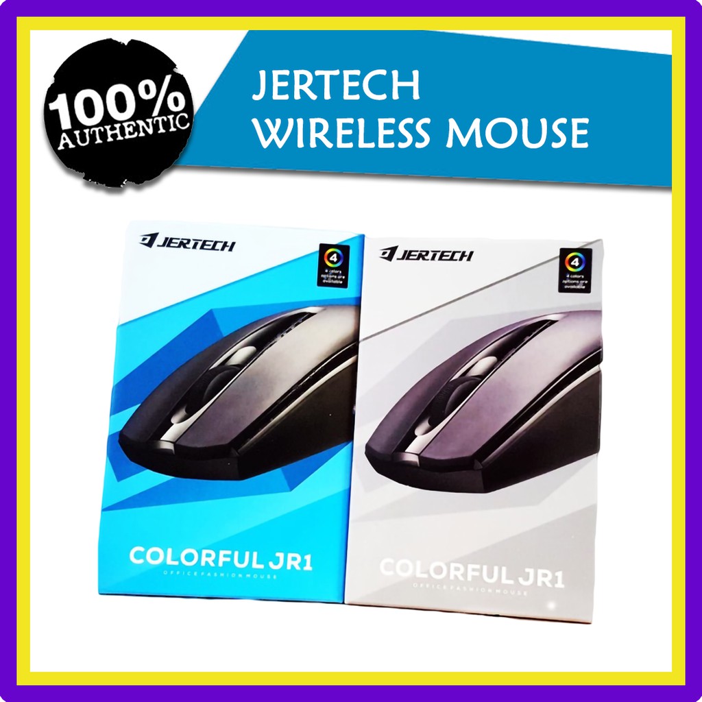 100% Original Jertech Wireless Mouse 2.4Ghz Receiver Office Optical ...