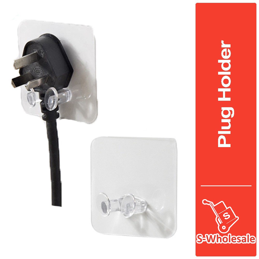 S-wholesale 1pcs plug holder USB Cable Power Plug Socket Holder/Home ...