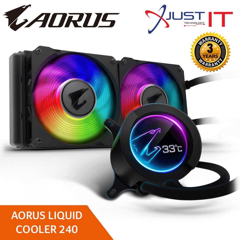 Gigabyte Aorus Cpu Cooler 240 ArGB All In One Liquid Cooler | Shopee ...