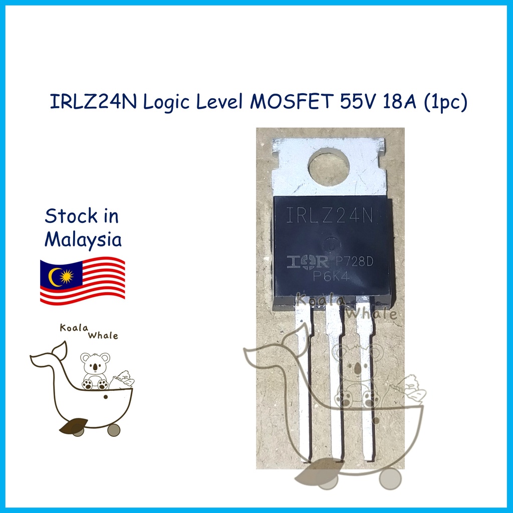 IRLZ24N IRLZ24 Logic Level MOSFET 55V 18A Transistor (1pc) | Shopee Malaysia