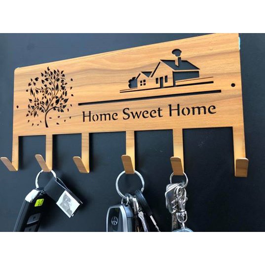 Creative Key Holder Wood Design ( Fully Customized ) | Shopee Malaysia