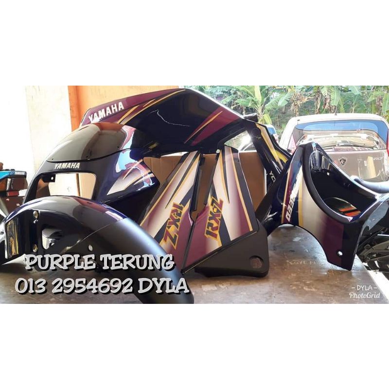 COVERSET RXZ MERAH BOSCH, HIJAU BOSCH, PURPLE TERUNG, HIJAU LAICI ...