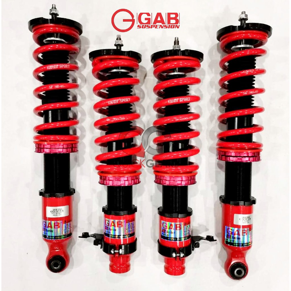 Honda Civic EK / EJ / EG - GAB HE Series Adjustable Suspension ...