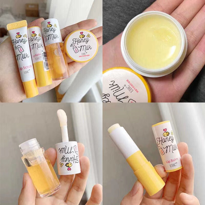 Lip Oil Honey Milk UHC Moisturizing Fruit Lip Gloss Hydrating Glaze ...