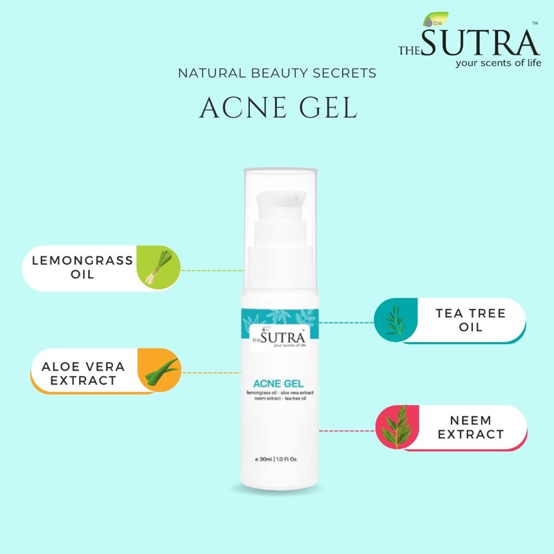 SUTRA - ACNE GEL (acne, pimples, rashes, breakout, blemishes) Safe and ...