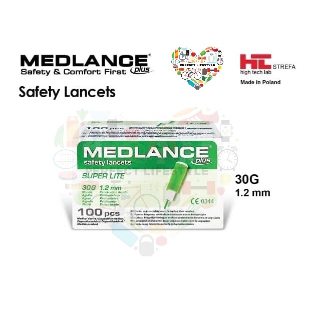 [NEW ARRIVAL] MEDLANCE SAFETY LANCET 30G 100's | Shopee Malaysia