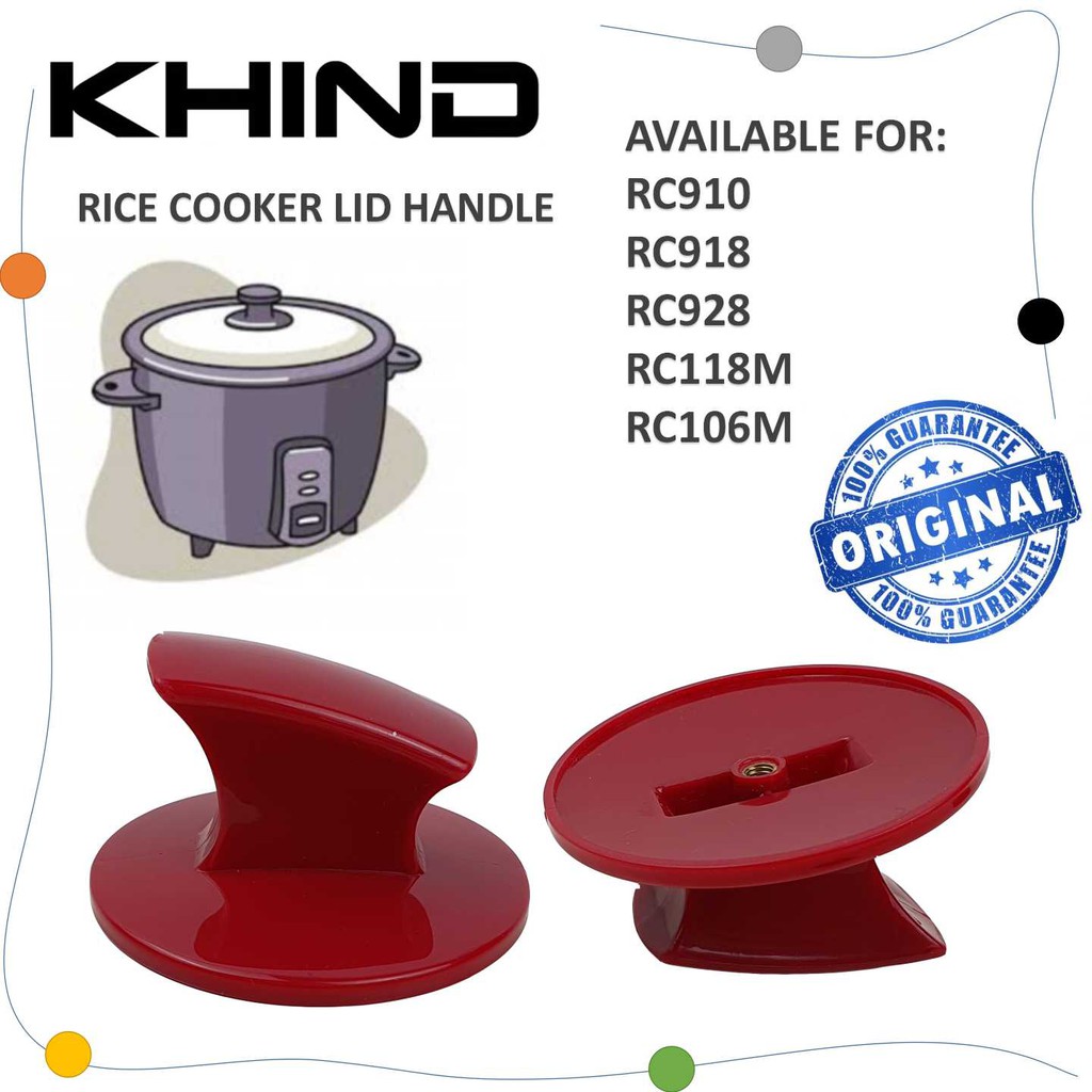 ORIGINAL KHIND Rice Cooker Lip Handle For | Model :- RC910 / RC918 ...