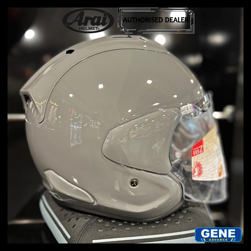 ARAI VZ RAM Modern Grey Open Face Jet Helmet 100% Original From Authorized Dealer | Shopee Malaysia