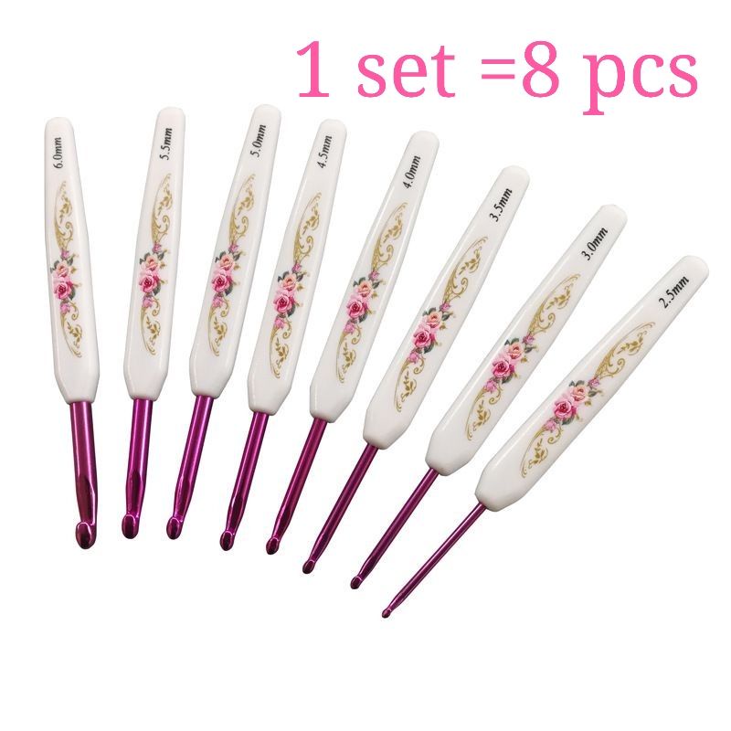 Crochet Hook Set =8Pcs Jarum Kait Set Crochet Murah Ready stock in ...