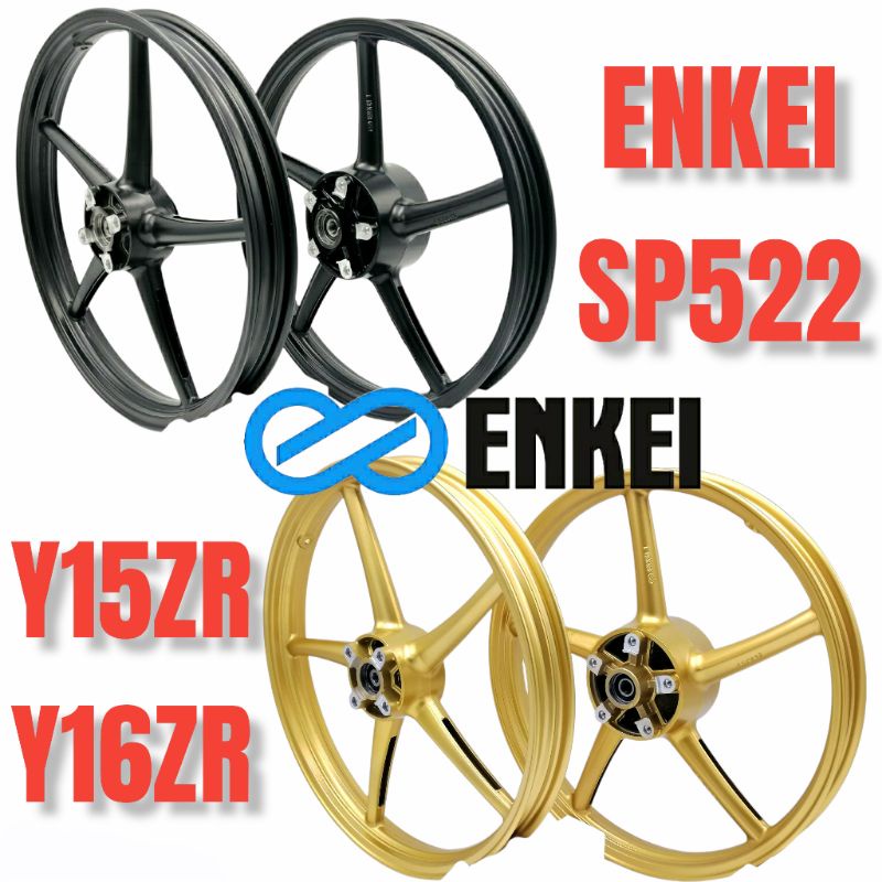 SPORT RIM ENKEI SP522 PNP Y15ZR / Y16ZR ( 1.6 / 1.6 ) READY STOCK SPORT RIM ENKEI SP522 | Shopee ...