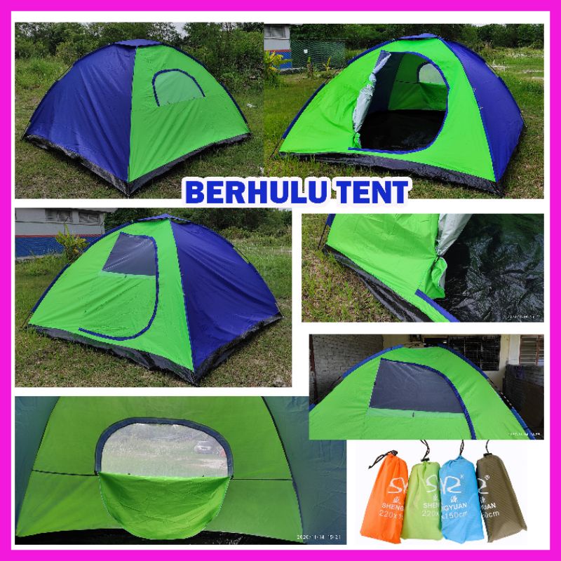 TERBARU Khemah camping tent besar 10 orang khemah berkhemah outdoor ...