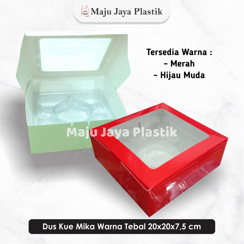 Mika Box 18x18 20x20 22x22 Rice Cake Box Cake Box Brownies Bolu Donut ...