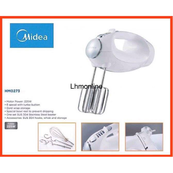 MIDEA HAND MIXER HM0273 PENGADUN TANGAN | Shopee Malaysia